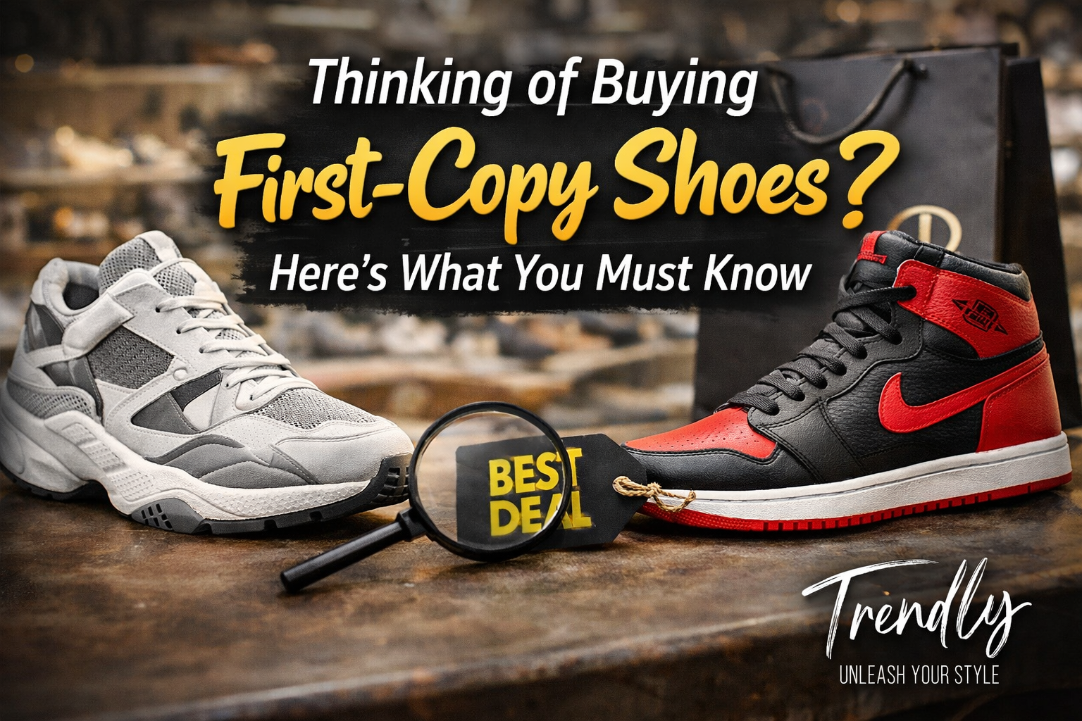 Thinking Of Buying First-Copy Shoes? Here’s What You Must Know - Trendly